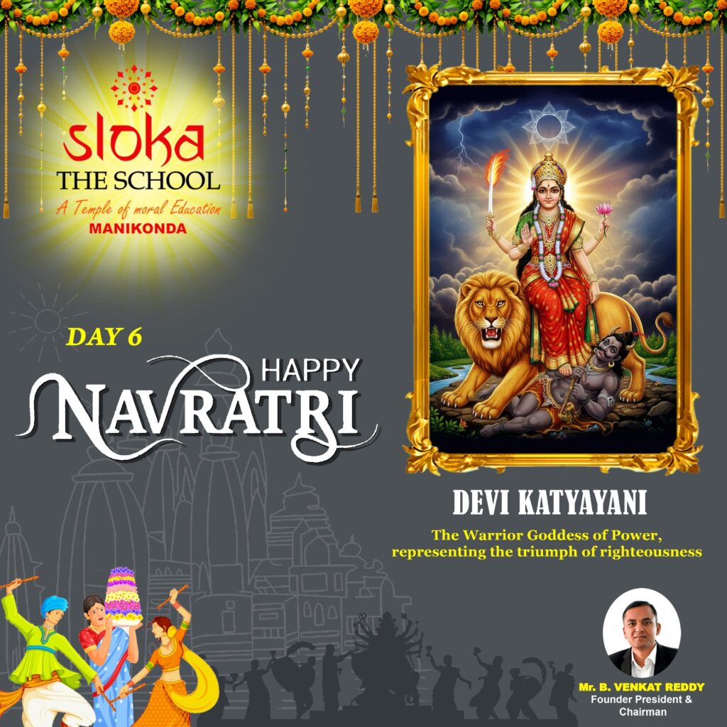 day6-navratri | Sloka the School Manikonda